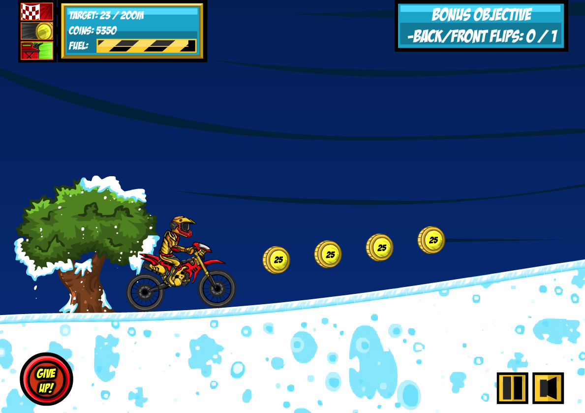 משחק אופנועים אסיפת המטבעות - דף הבית הראשון שלי